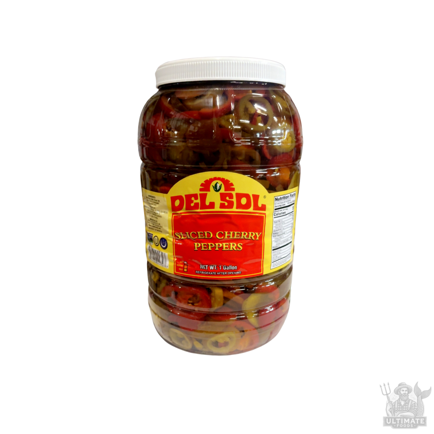 Del Sol Sliced Cherry Peppers, 1 Gallon – Ultimate Foods